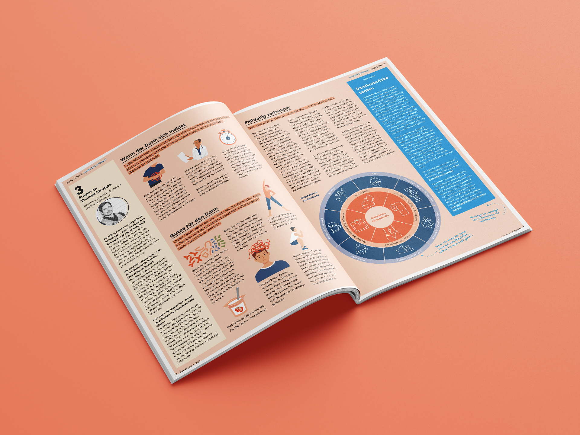 Jana Evers – Infografik & Design — Vida Magazin Infografik Darm